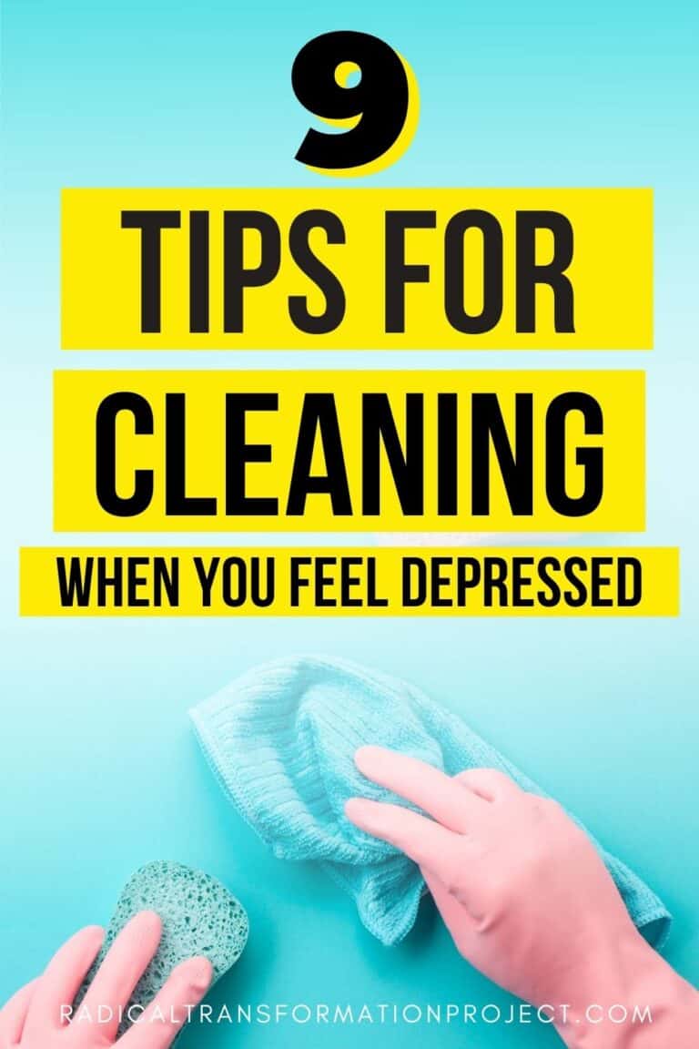 Cleaning When Depressed -Tips to Clean When You Feel Like Garbage