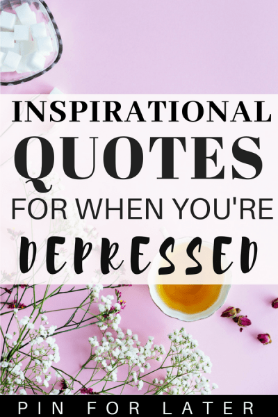 Inspirational Quotes To Help With Depression