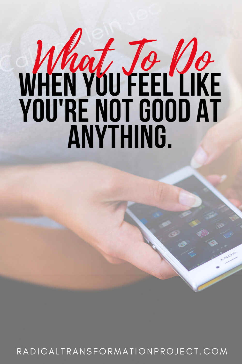 I'm Not Good At Anything