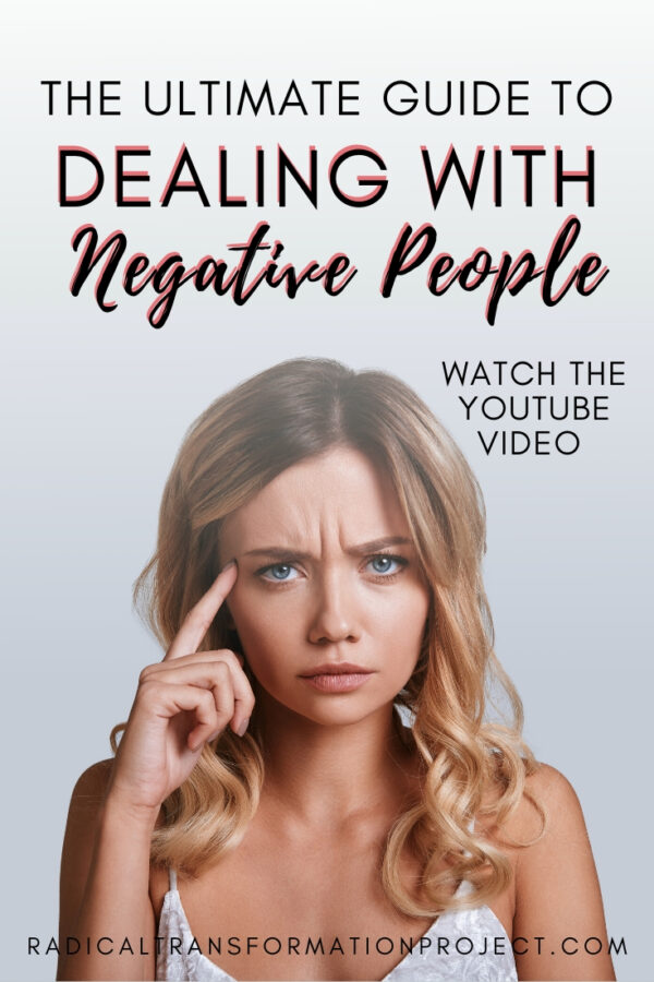 How to Deal with Negative People